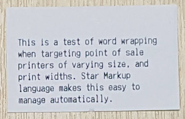 Word Wrapping